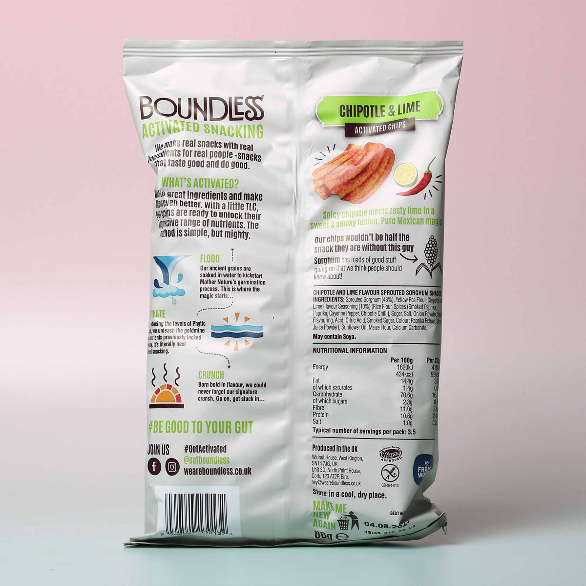 Boundless Chipotle & Lime Activated Chips 80g – Little Green Basket