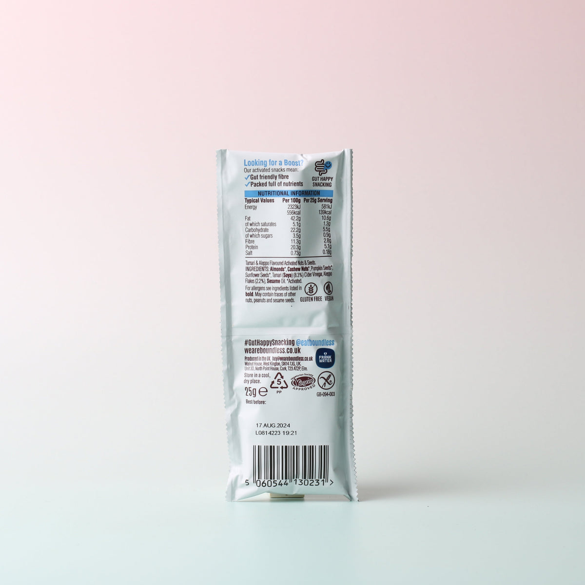 Boundless Nuts & Seeds Boost - Salt & Chilli Pepper 25g – Little Green ...