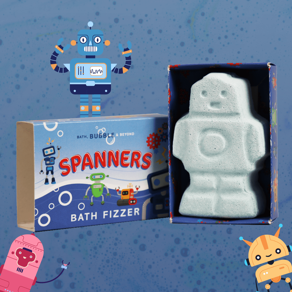 Bath, Bubble & Beyond - Spanners Robot Bath Fizzer – Little Green Basket