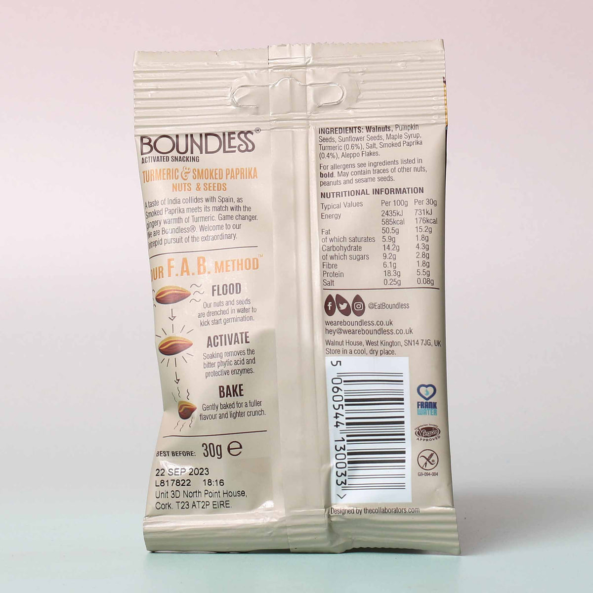 Boundless Activated Nuts - Turmeric & Smoked Paprika 30g – Little Green ...