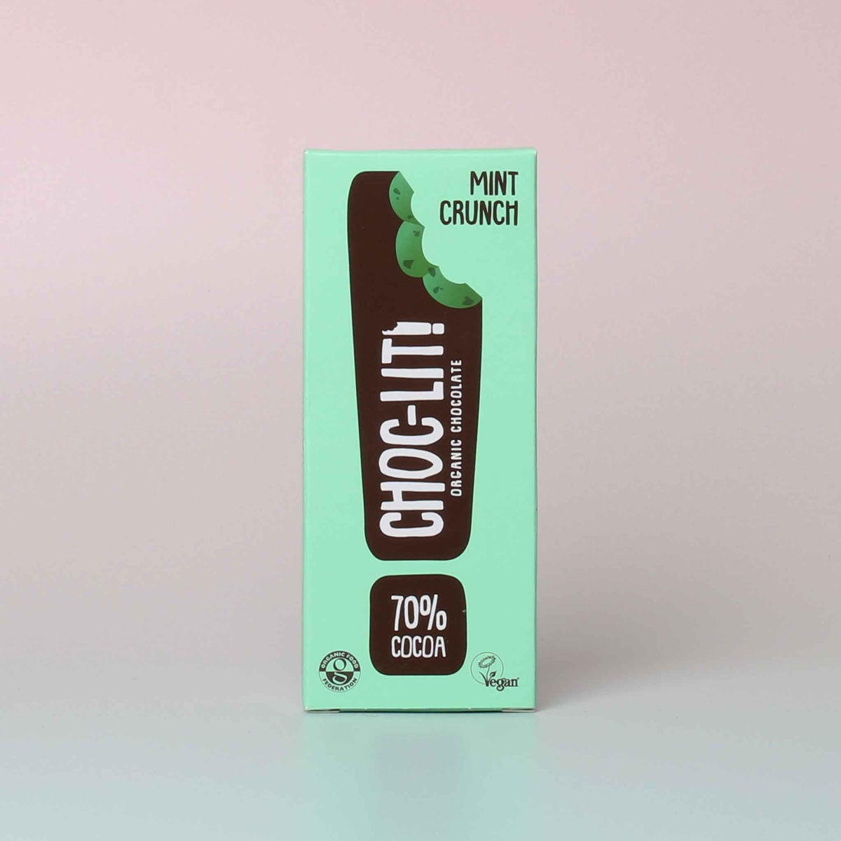 Choc-Lit! Mint Crunch Organic Chocolate Bar 30g – Little Green Basket