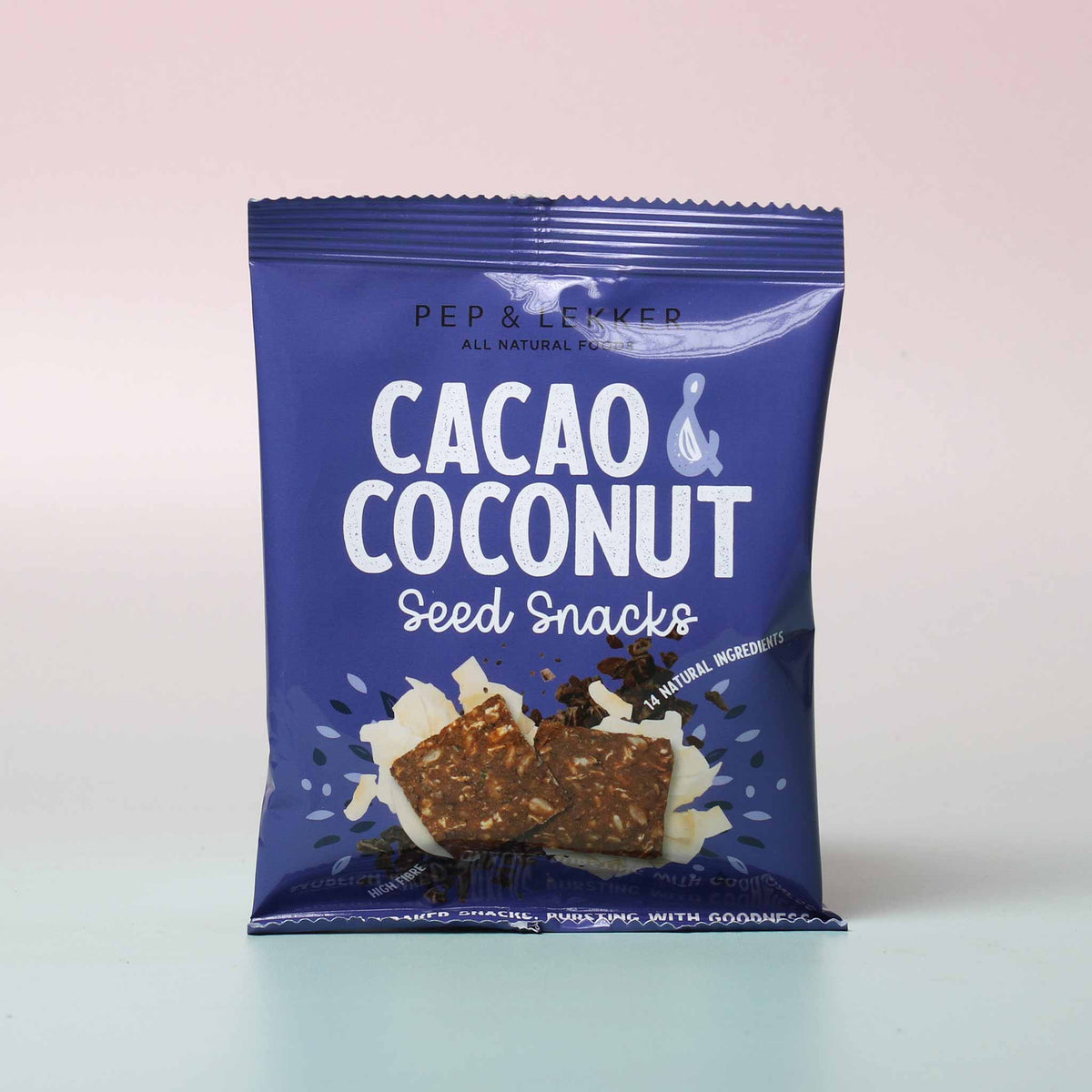 PEP & LEKKER - Cacao & Coconut Seed Snack 30g – Little Green Basket